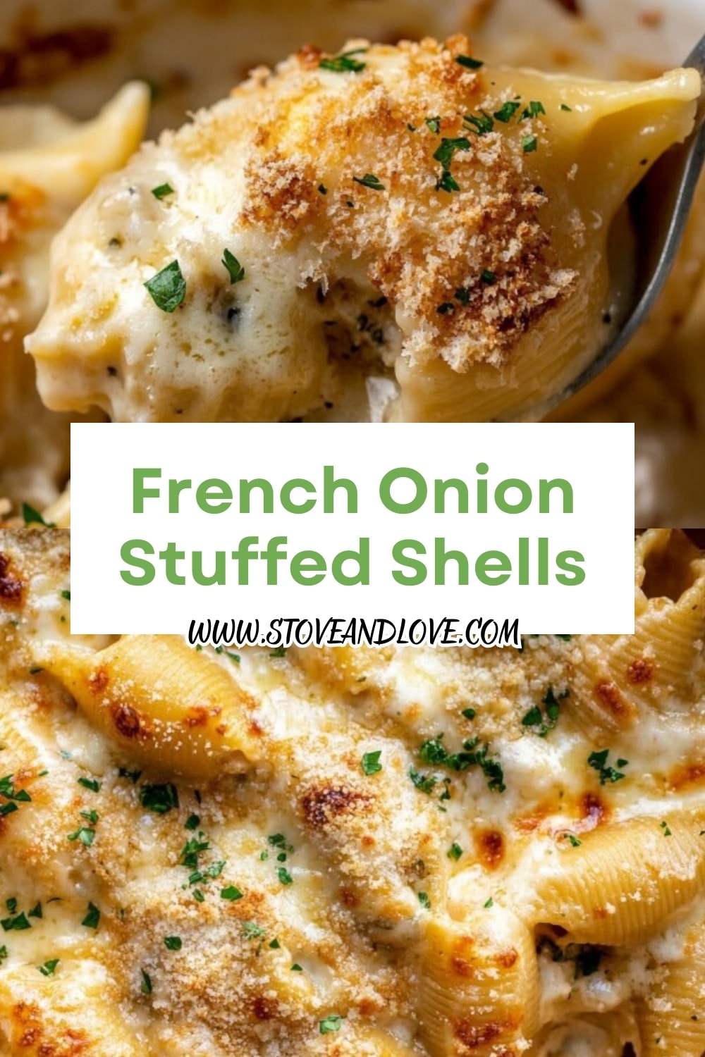 French Onion Stuffed Shells: Cozy, Cheesy Pasta Delight